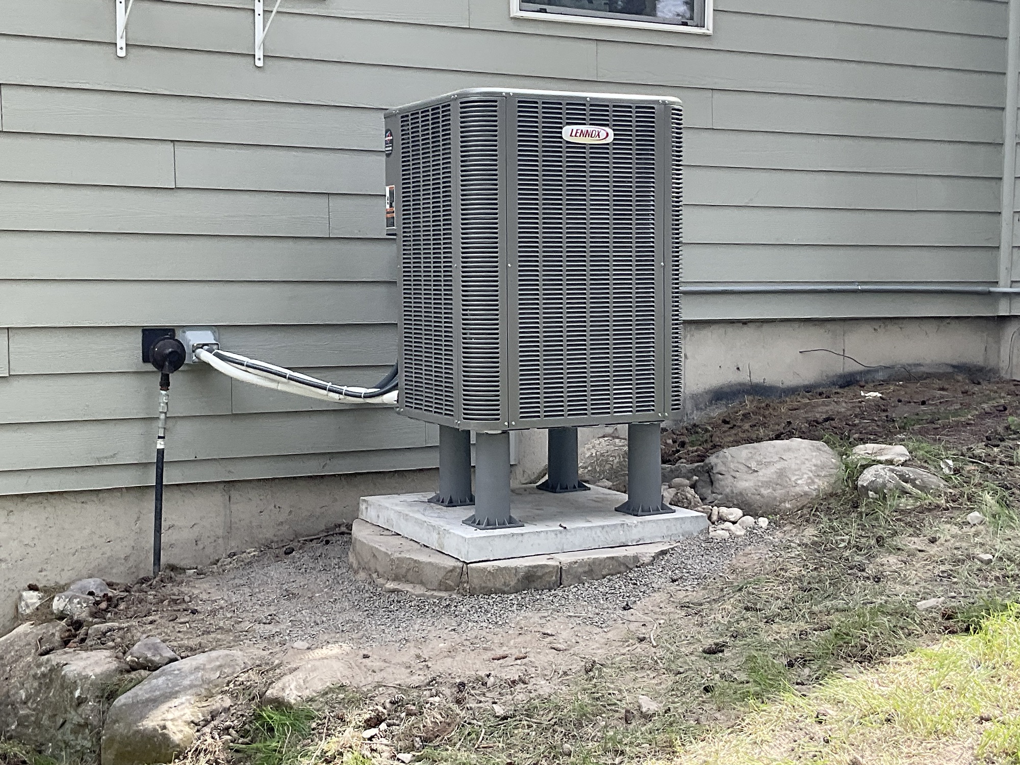 ELEVATED AIR HEATING AND COOLING